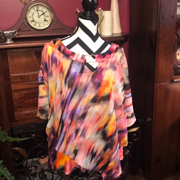 Studio Works | Tops | Layered Top Nwot | Poshmark
